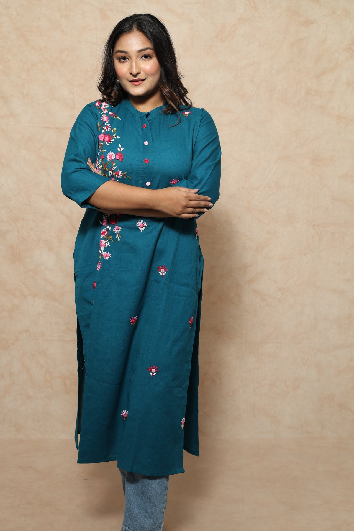 Traditional Long Cotton Kurtas & Tops for Women | Chicly – chicly