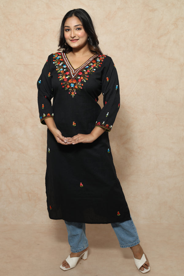 Traditional Long Cotton Kurtas & Tops for Women | Chicly – chicly