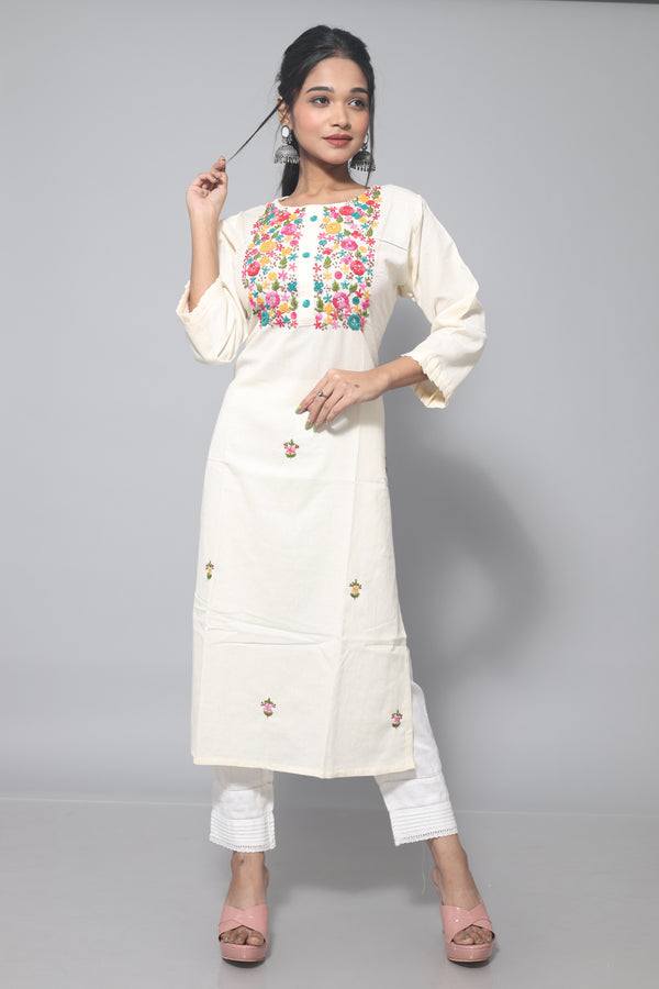 Traditional Long Cotton Kurtas & Tops for Women | Chicly – chicly